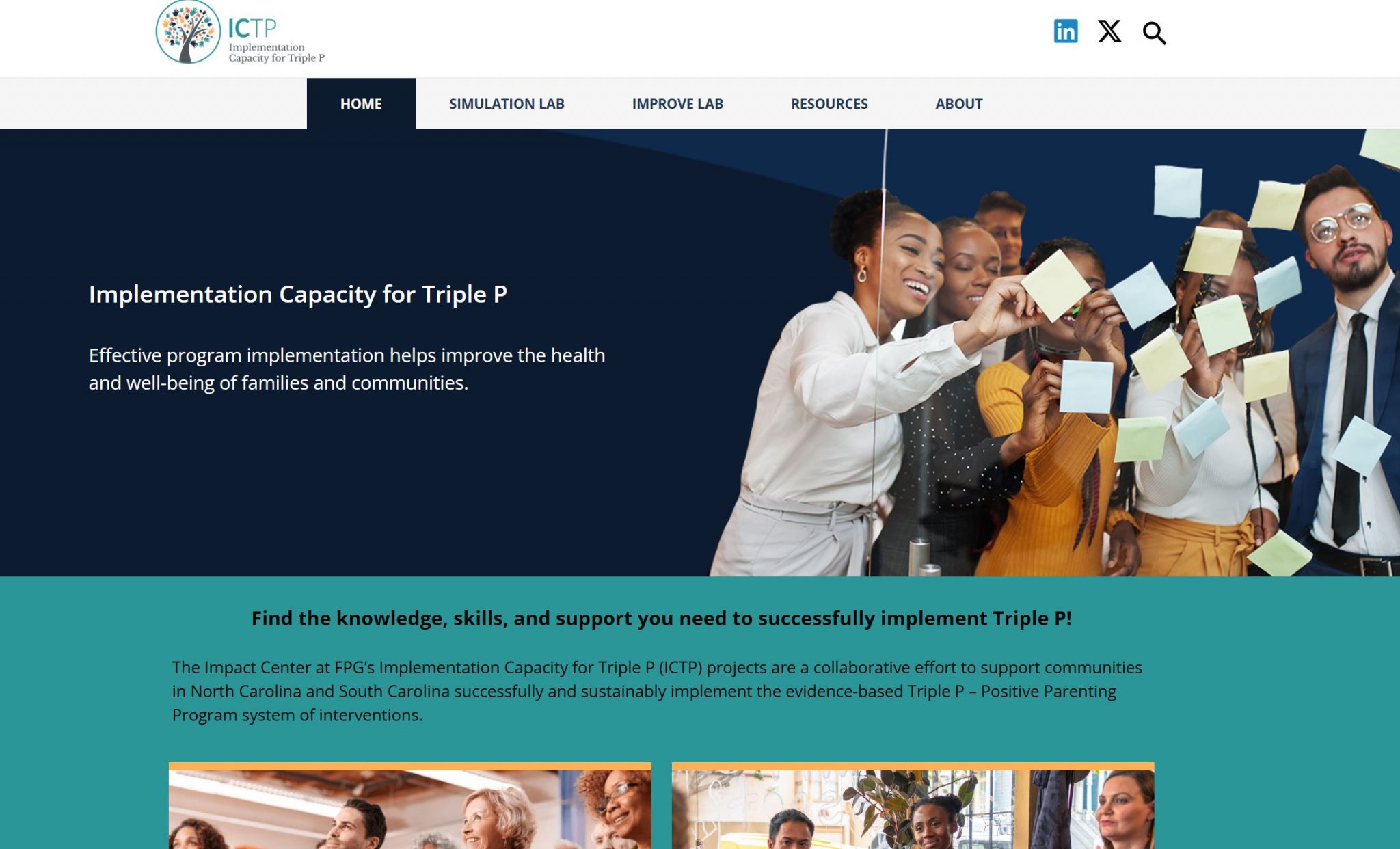 Implementation Capacity for Triple P (ICTP) – Impact Center